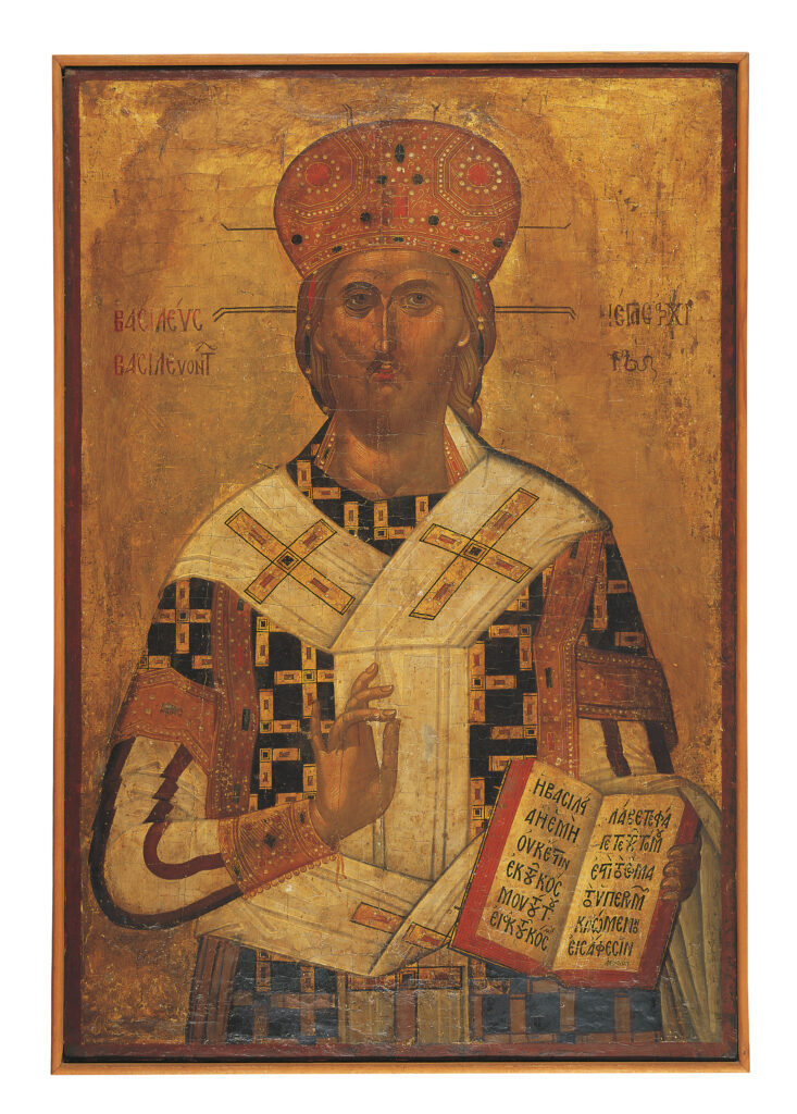 Icon depicting Christ as Great High Priest - CANELLOPOULOS MUSEUM