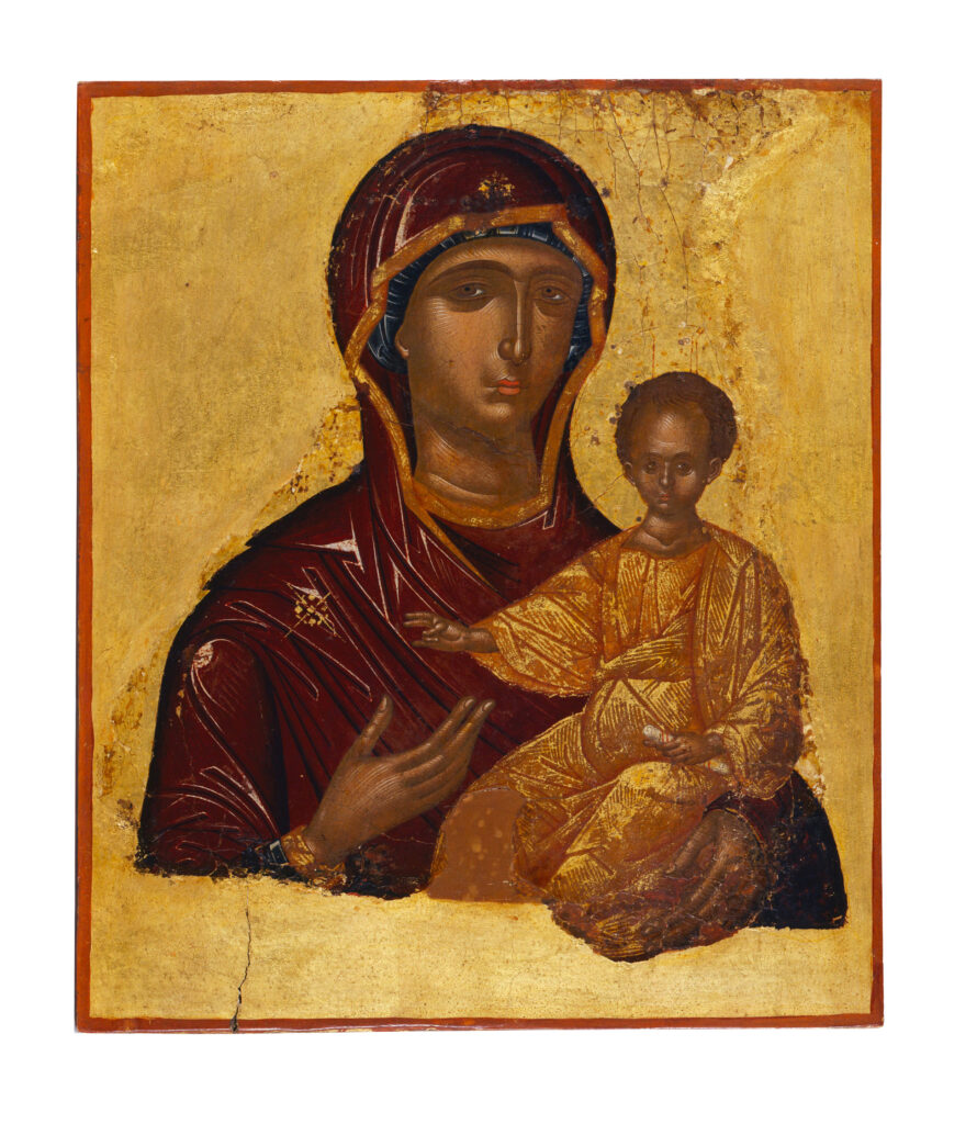 Icon depicting the Virgin Hodegetria - CANELLOPOULOS MUSEUM