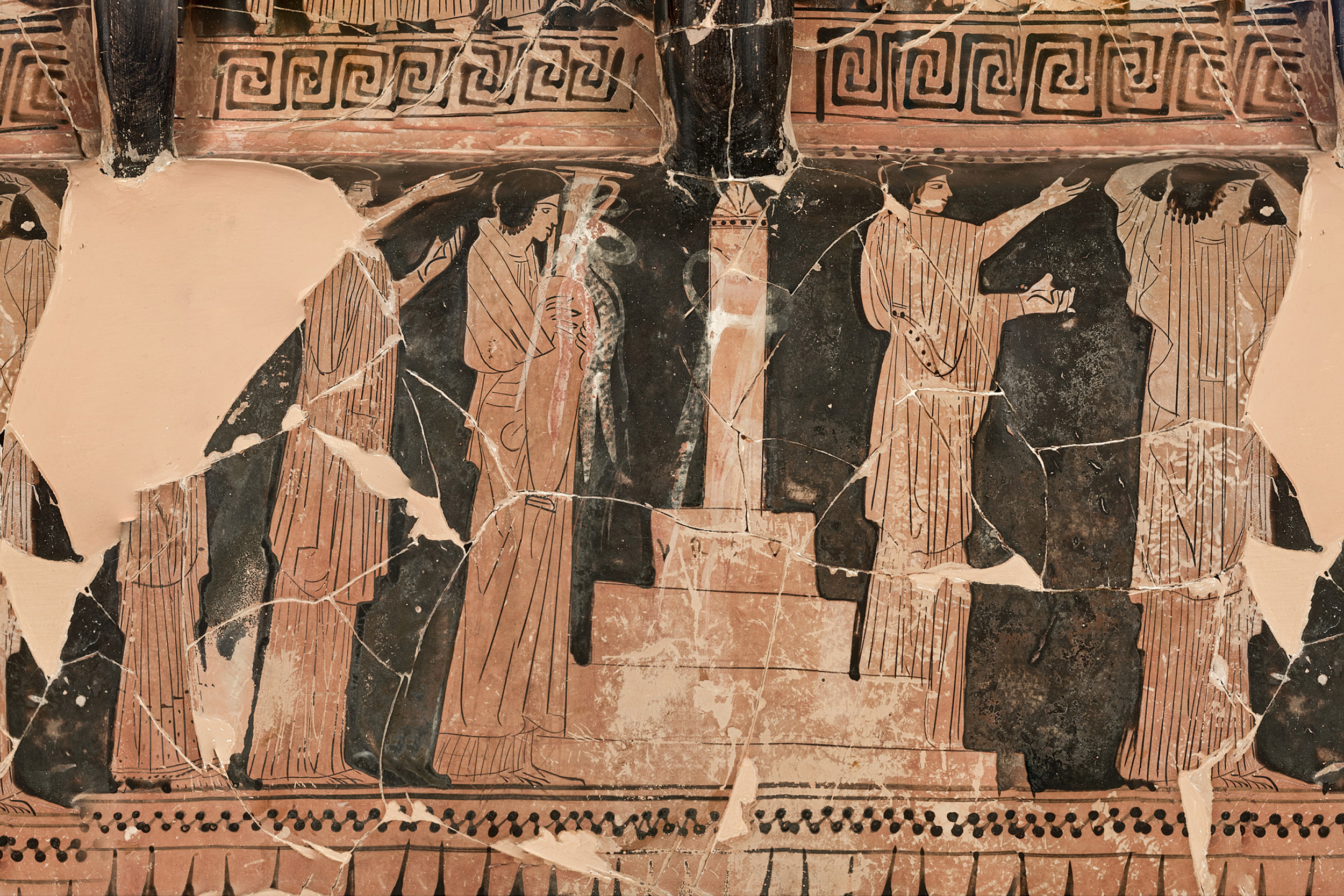 Red-figure loutrophoros - CANELLOPOULOS MUSEUM