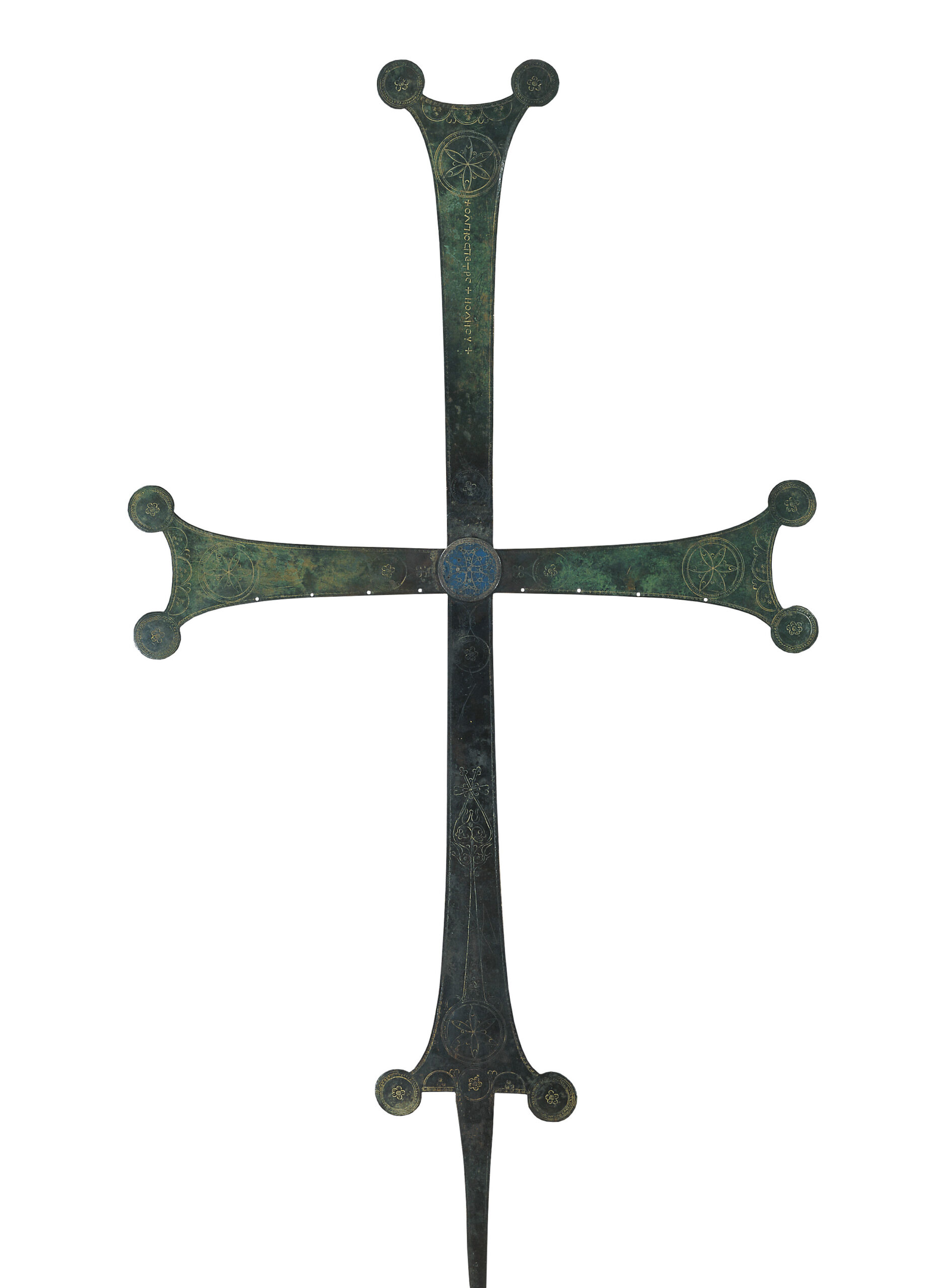 Bronze processional cross - CANELLOPOULOS MUSEUM
